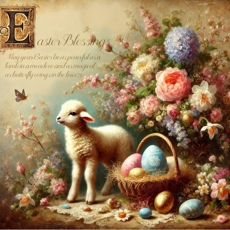 Antique Lamb - Etsy