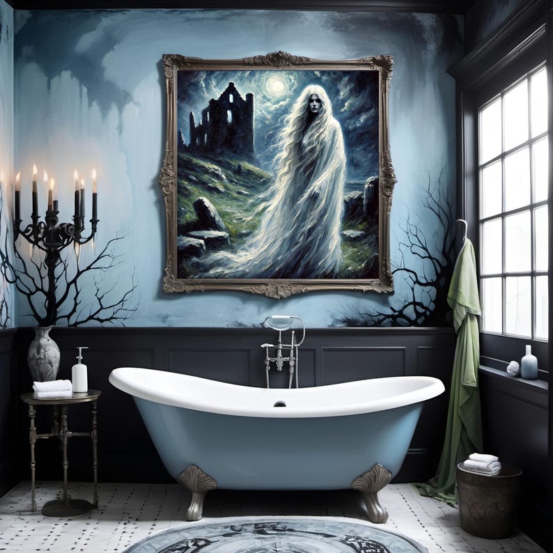 Banshee Digital Print: Celtic Irish Folklore, Gothic Fantasy Wall Art ...