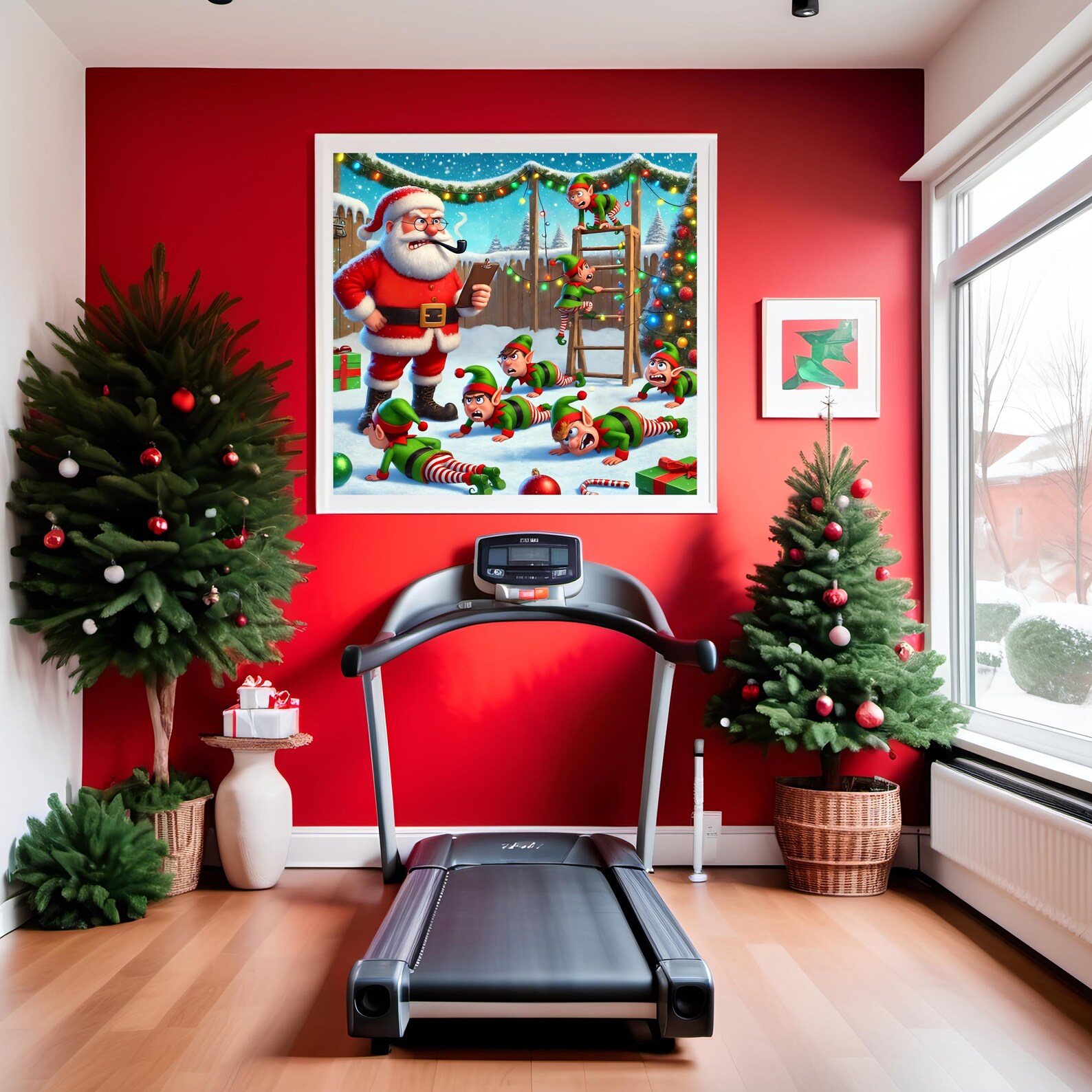 Funny Elf Boot Camp Art: Christmas Humor Print (digital Download) - Etsy