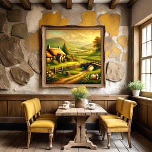 Irish Countryside Cottage Digital Print St. Patrick’s Day Wall Art ...