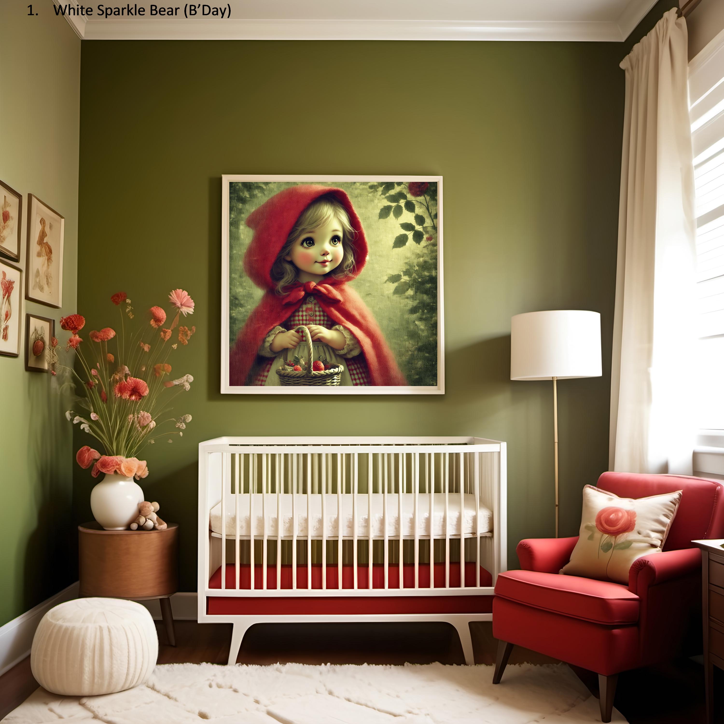 Little Red Riding Hood Digital Artwork | Fairytale-inspired Wall Art ...