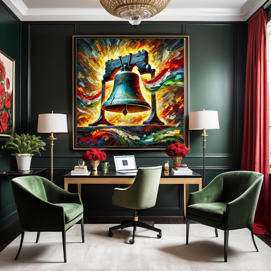 Juneteenth Freedom Bell Art: Black Pride Digital Painting (digital ...