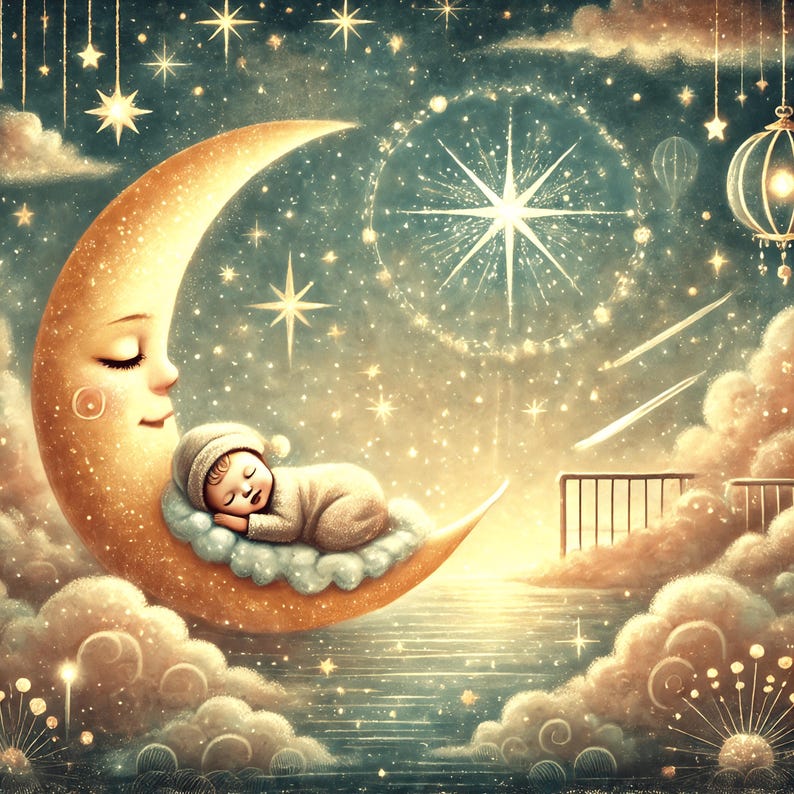 Twinkle Twinkle Little Star Digital Artwork | Baby Nursery Wall Art ...