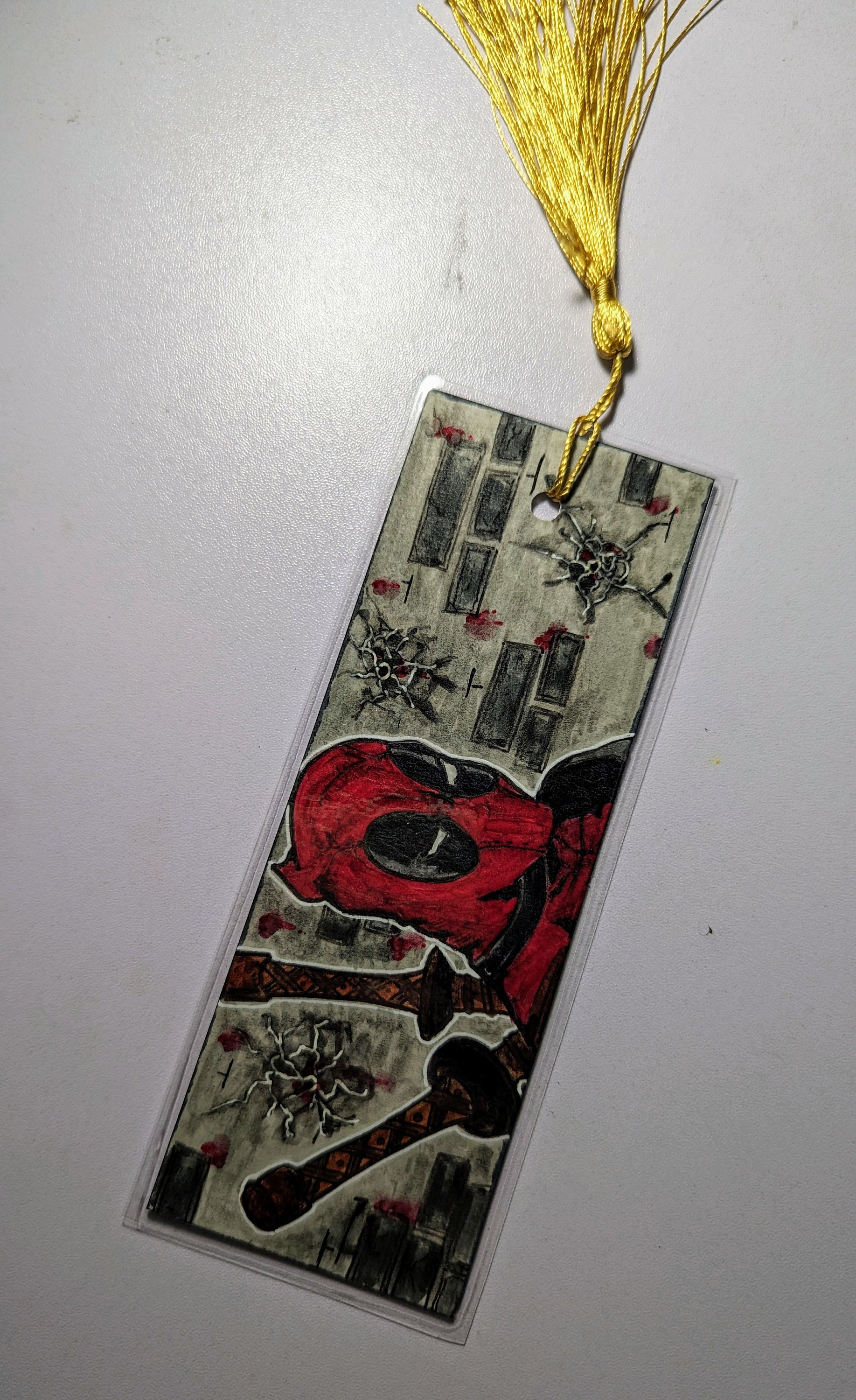 Deadpool Bookmark, Deadpool Art Drawing, Bookmark Accessories, Reading ...