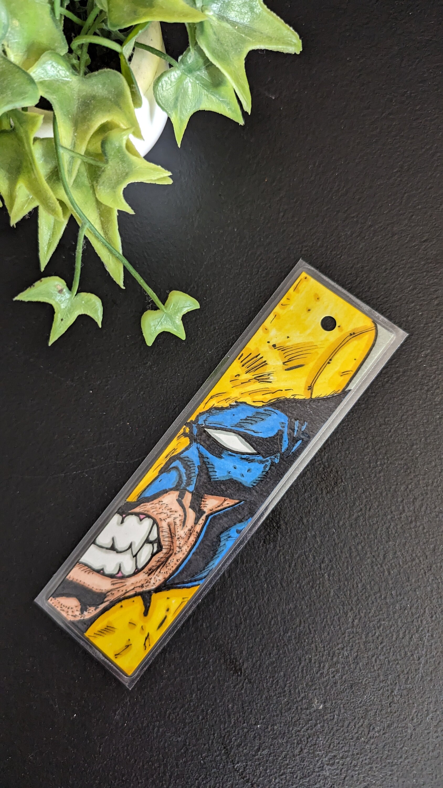 Wolverine Bookmark, Art, Handmade, Book Lover, Reader, Book Accessories ...