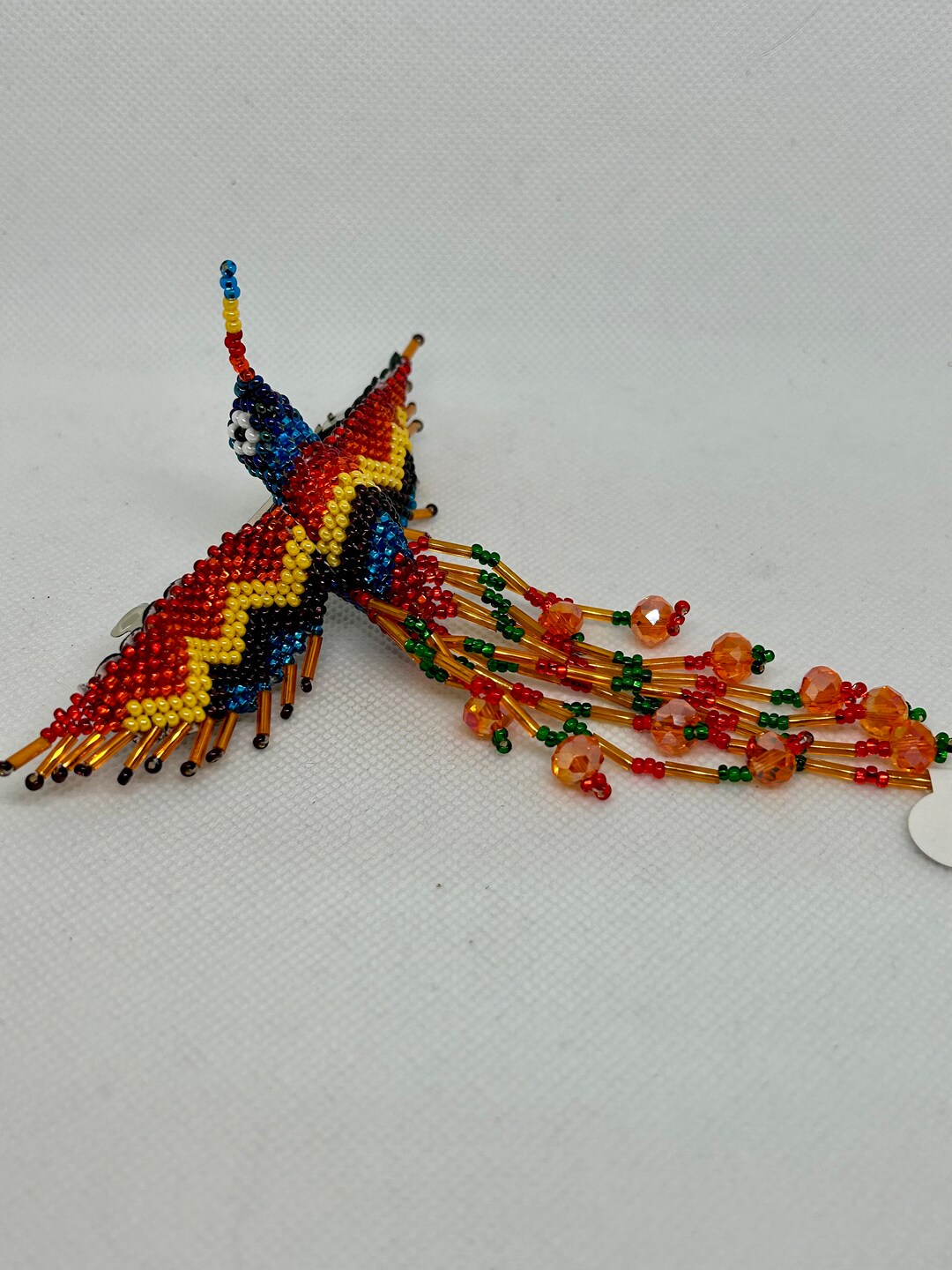 Handcrafted Glass Seed Bead Hummingbird Barrette. HBB9 - Etsy