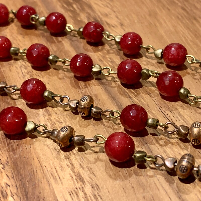 Red Chain - Etsy