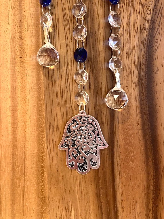 Crystal Suncatcher Glass Islam Quran Sura Hamsa Hand Evil - Etsy