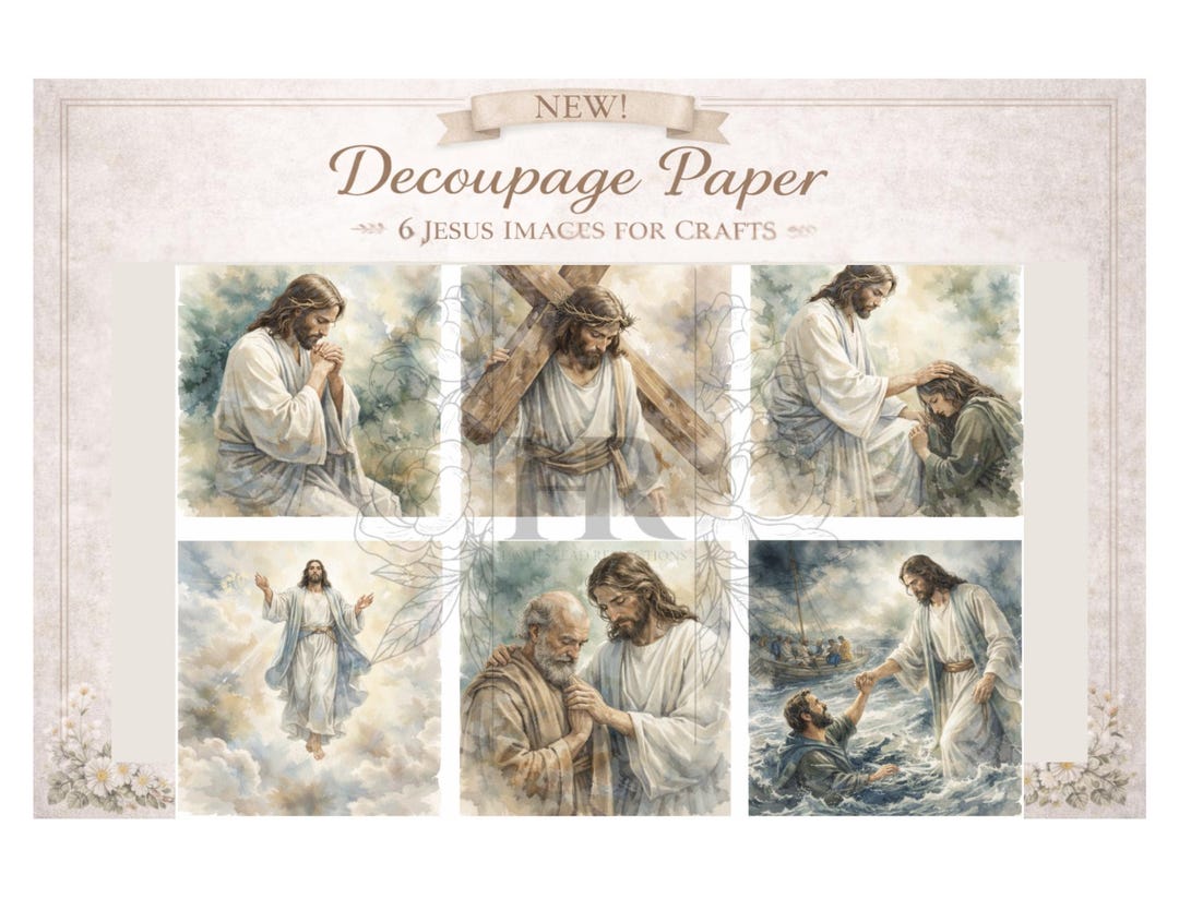 Rice Paper for Decoupage/christian Decoupage / Religious Decoupage ...