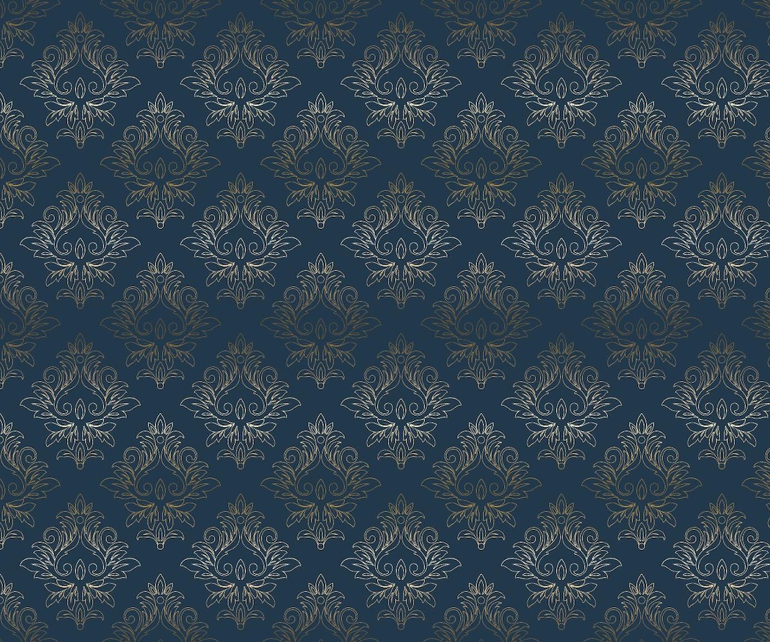 Dollhouse Wallpaper 1 12 / Victorian Dollhouse Wallpaper / Dollhouse ...