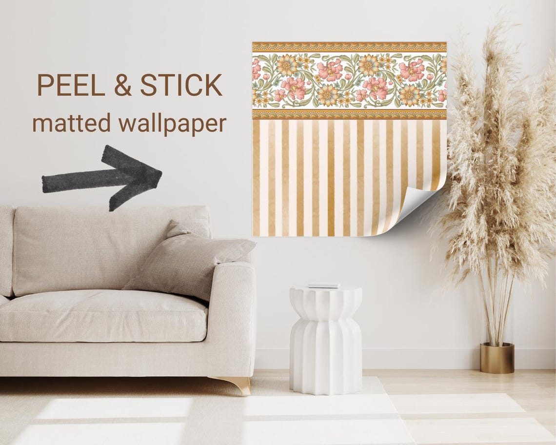 Victorian Floral Dollhouse Wallpaper Printable | 1:12 Scale Miniature ...
