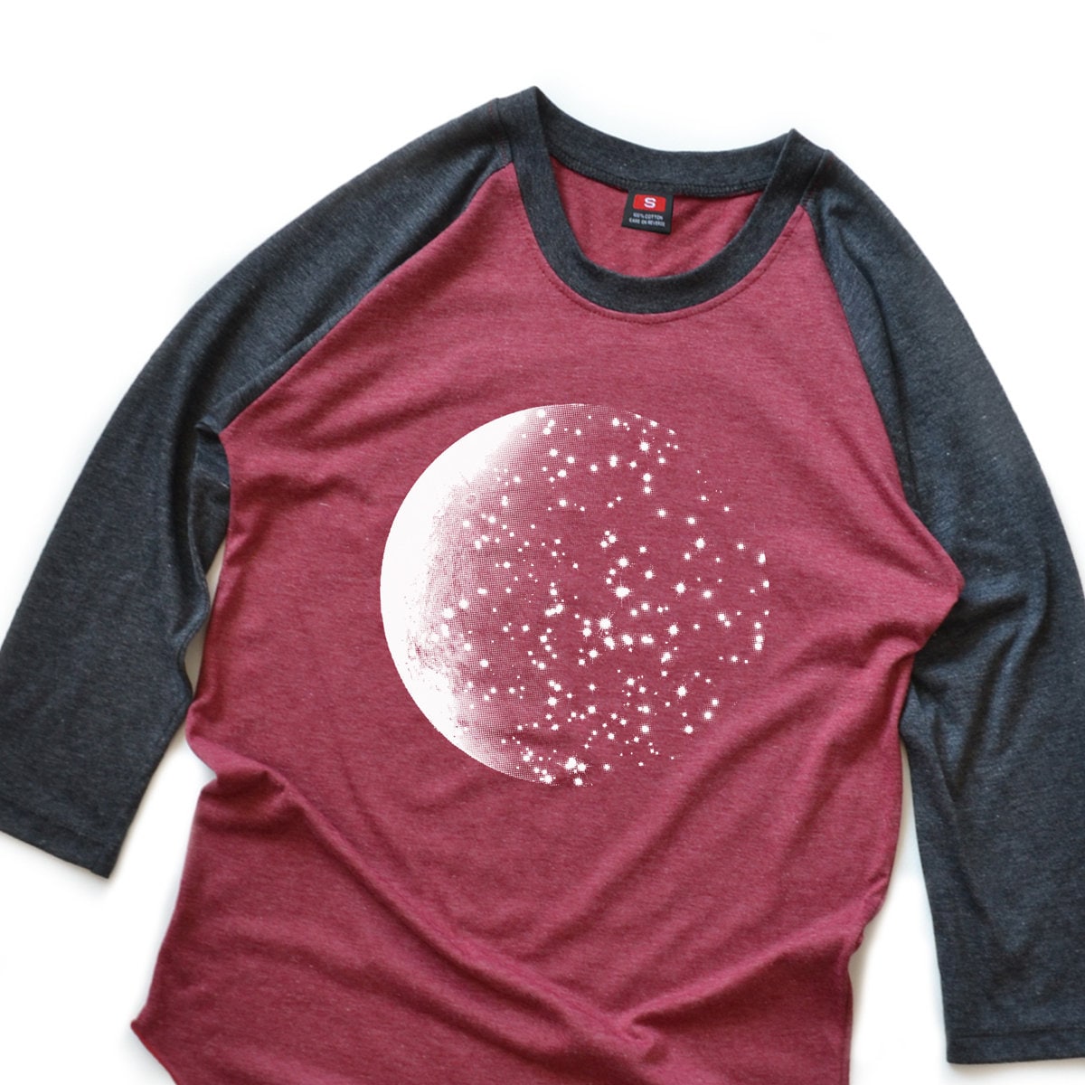 Moon Stars Shirt Full Moon Shirt Moon Phases Shirt Baseball | Etsy