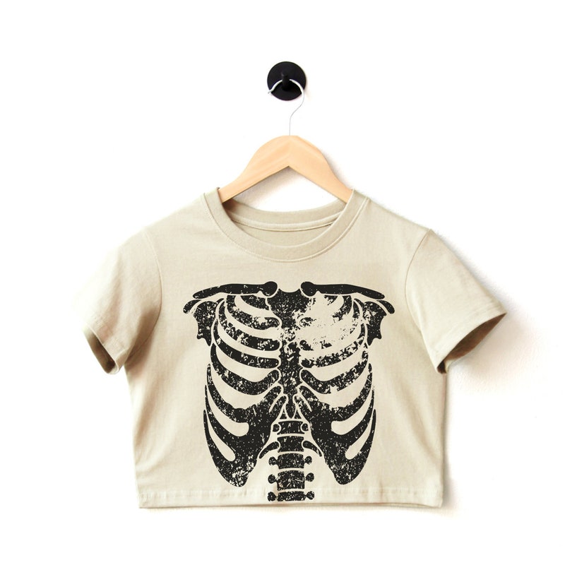 Skull Crop Top - Etsy