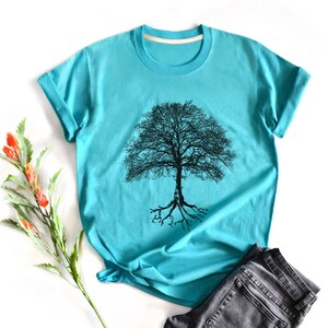 Big Tree Graphic Shirt Tree T-shirt Graphic T-shirt Clothing Shirt - Etsy