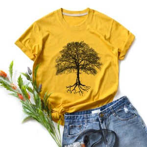 Big Tree Graphic Shirt Tree T-shirt Graphic T-shirt Clothing Shirt - Etsy