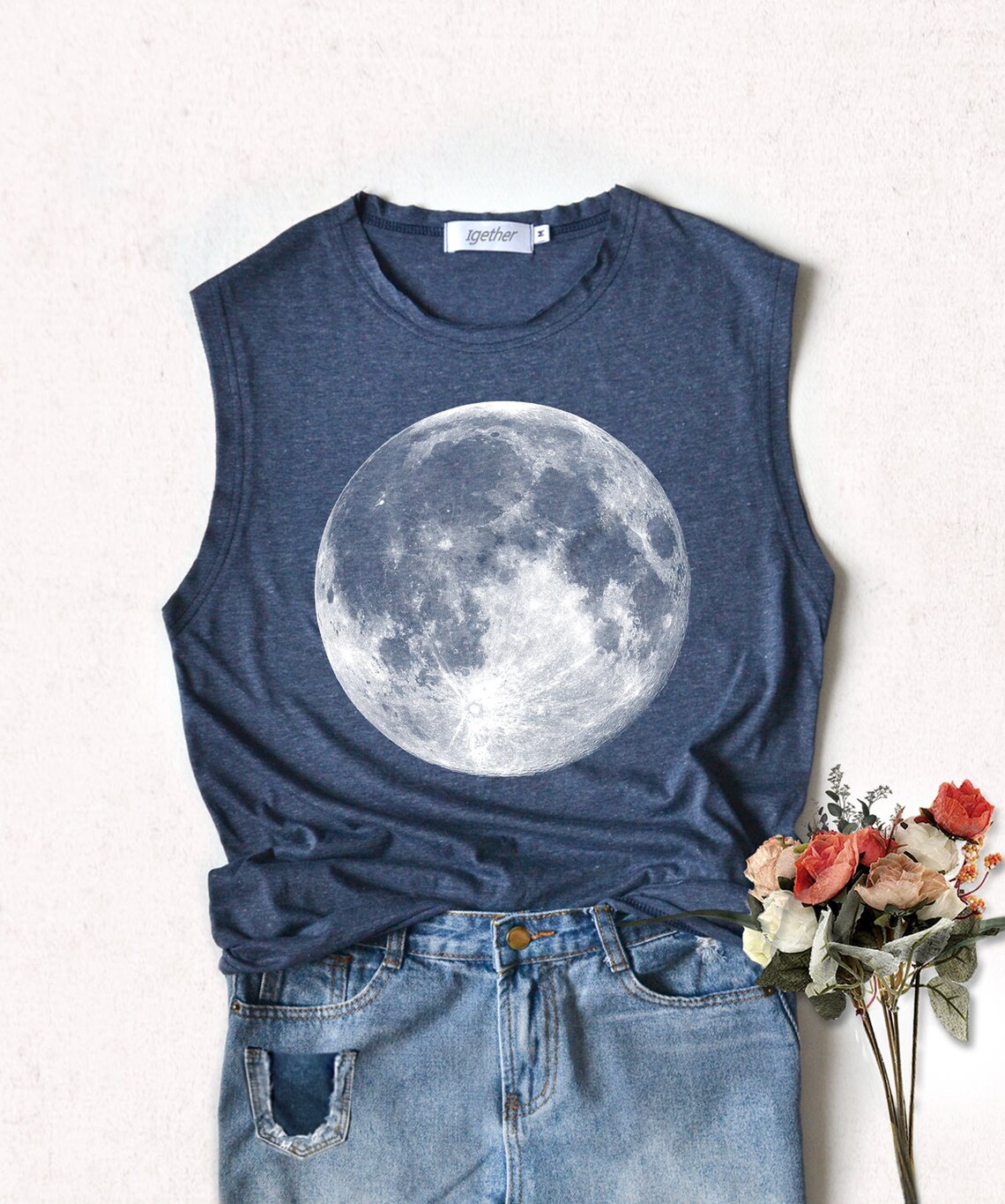 Full Moon Shirt Moon Night Shirt Super Full Moon Graphic Shirt | Etsy
