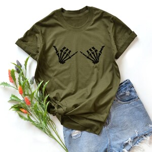 Hand Symbol Shirt Hang Loose Shirt Sign Hand T-shirt Funny T-shirt ...