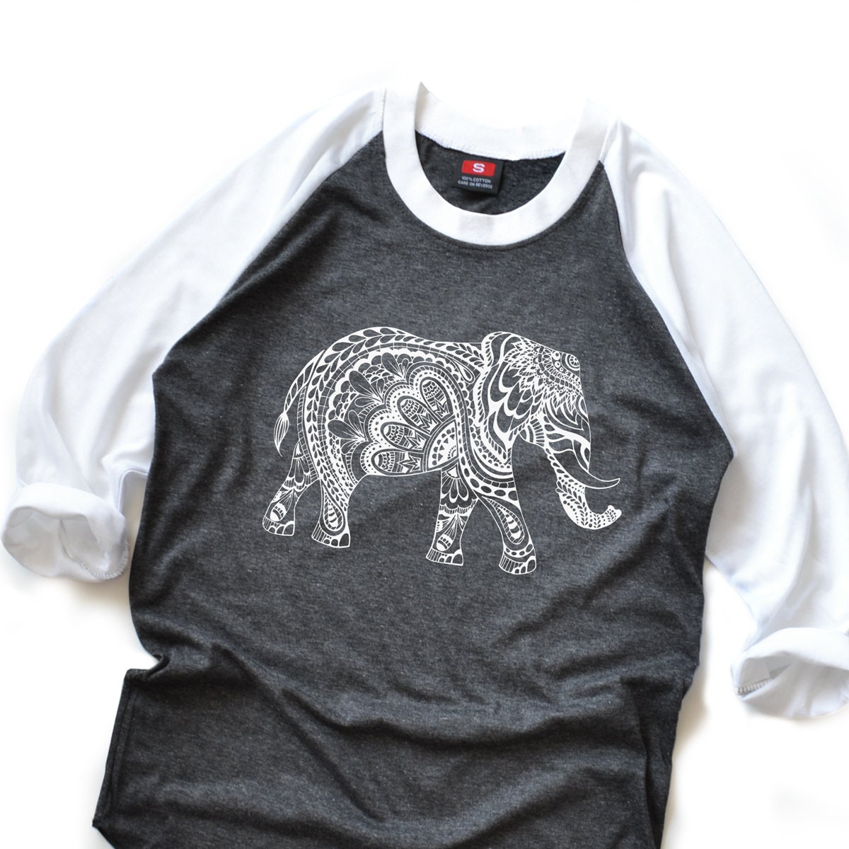 Elephant Shirt Elephant Graphic Shirt Drawing Graphic Shirt - Etsy