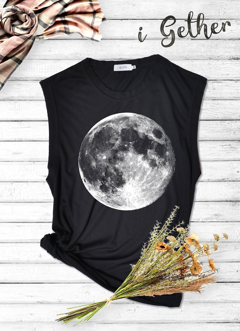 Full moon shirt Moon night Shirt super full moon graphic shirt | Etsy
