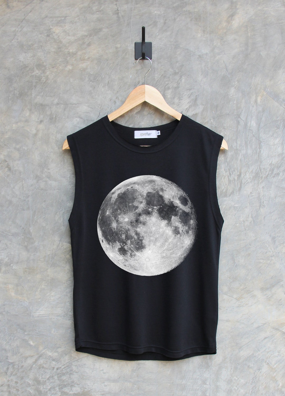 Full Moon Shirt Moon Night Shirt Super Full Moon Graphic Shirt Muscle ...