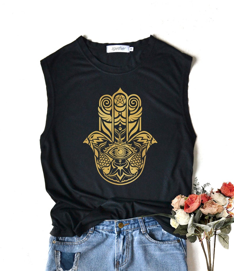 Hand Shirt Hand Graphic Shirt Hand Drawing Shirt Muscle Tank - Etsy