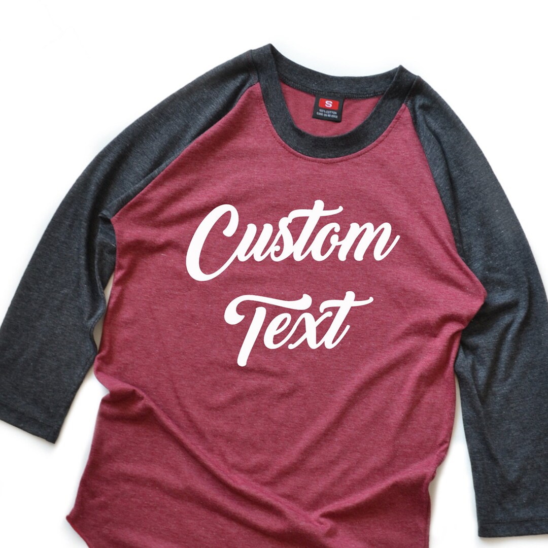 Custom Your Text Shirt Personalization Shirt I Design Shirt - Etsy