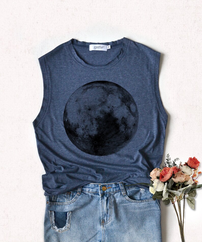 Full Moon Shirt Moon Night Shirt Super Full Moon Graphic Shirt | Etsy