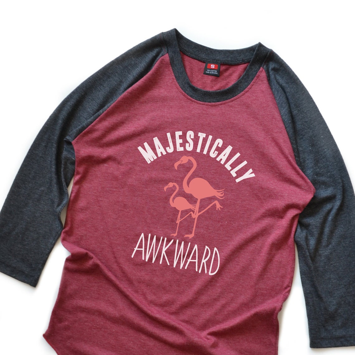 Majestically Awkward Shirt Flamingo Shirt Graphic Shirt | Etsy