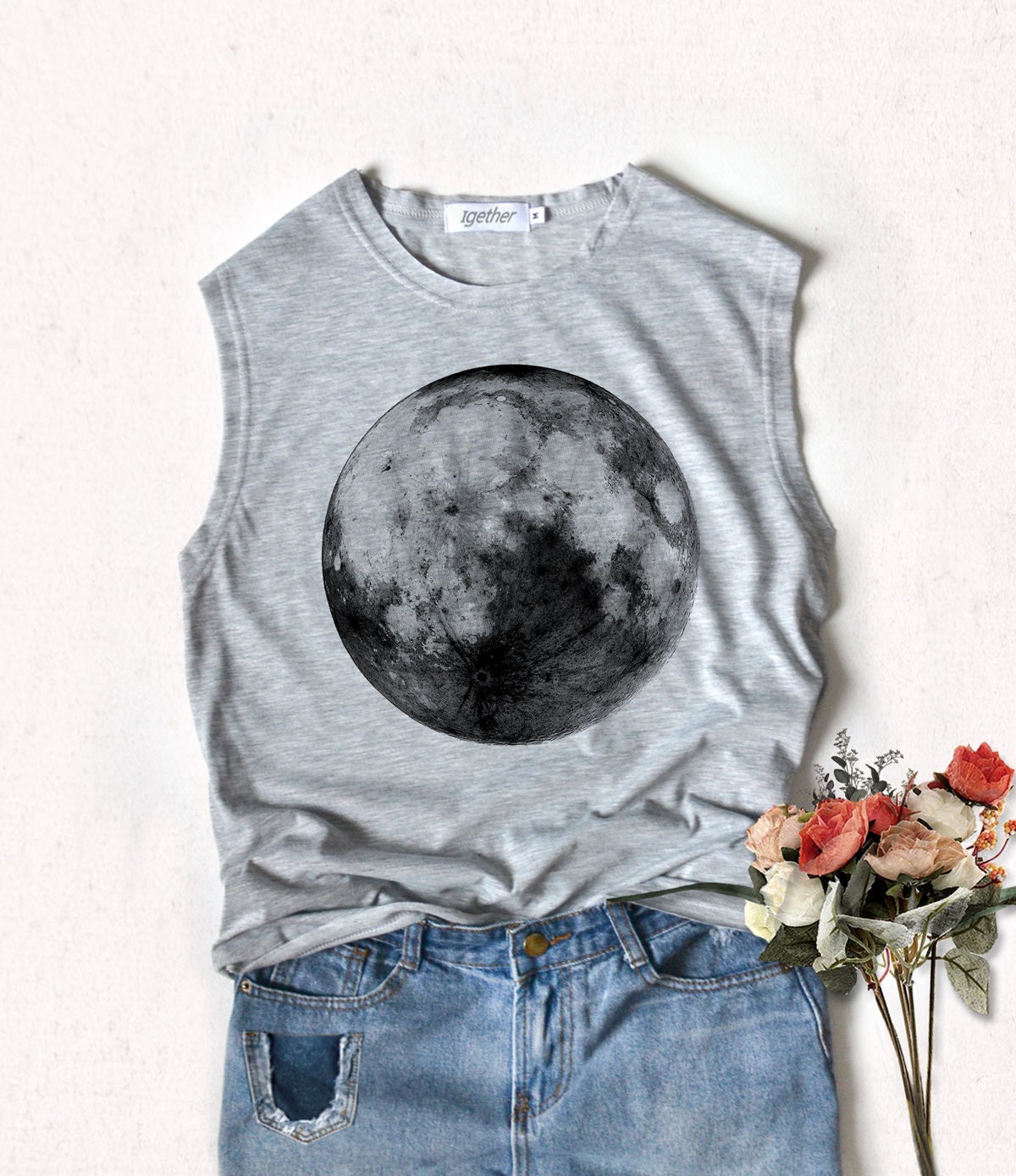 Full Moon Shirt Moon Night Shirt Super Full Moon Graphic Shirt | Etsy