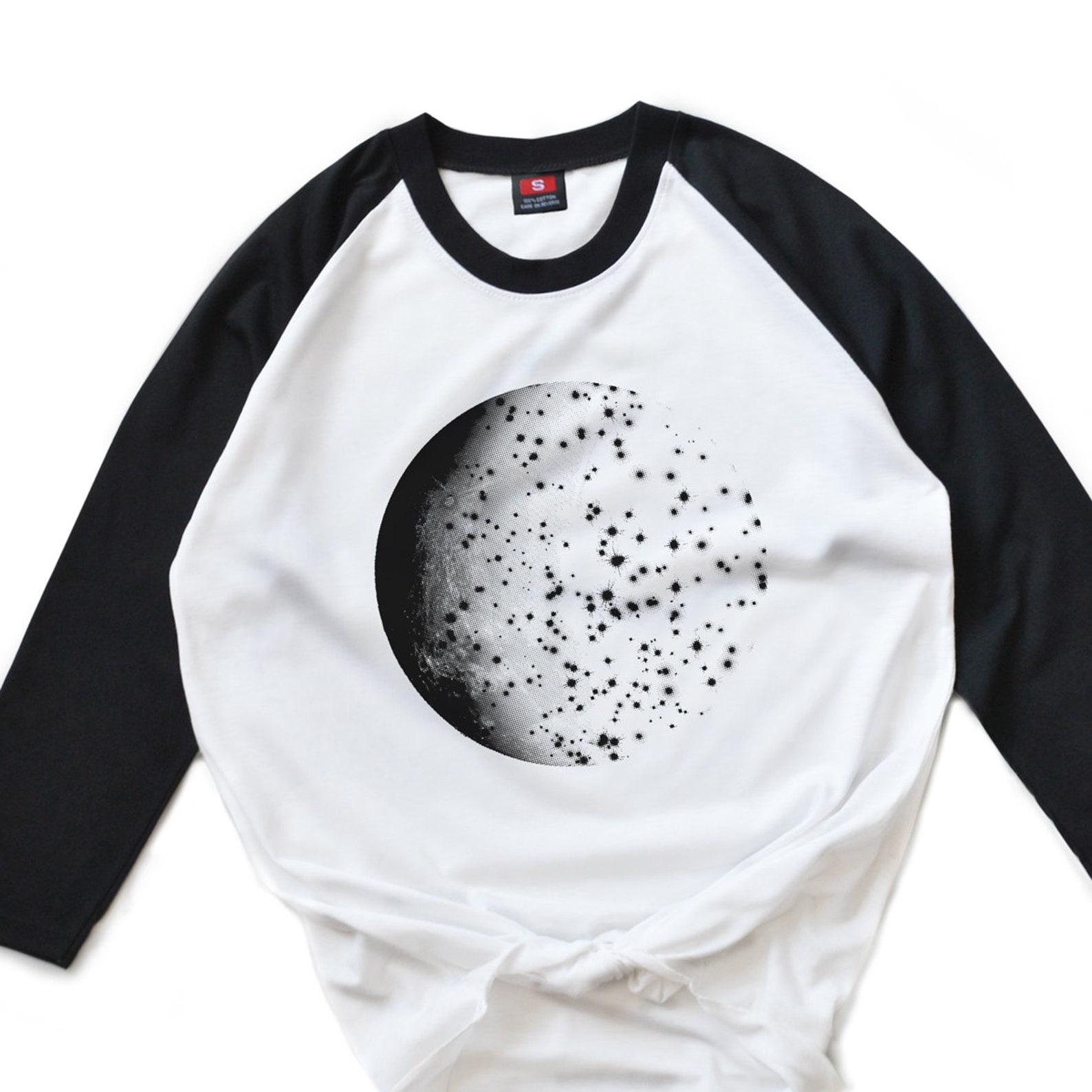 Moon stars Shirt full moon Shirt moon phases Shirt Baseball | Etsy