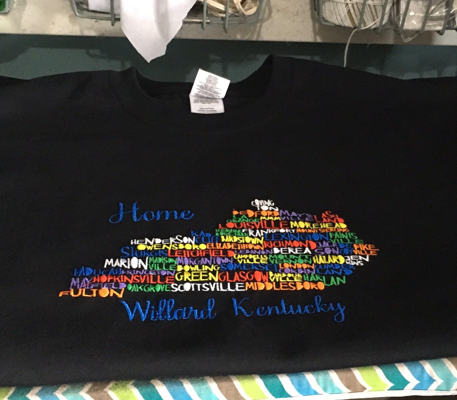 Kentucky Word Art Shirt- Kentucky Shirt- I Love Kentucky- Word Art ...