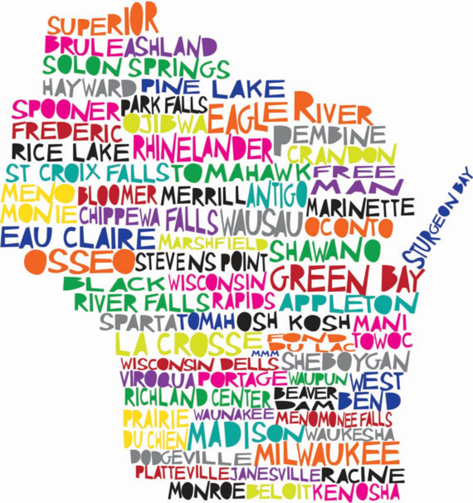 Wisconsin Shirt Word Art I Love Wisconsin Wisconsin Home | Etsy