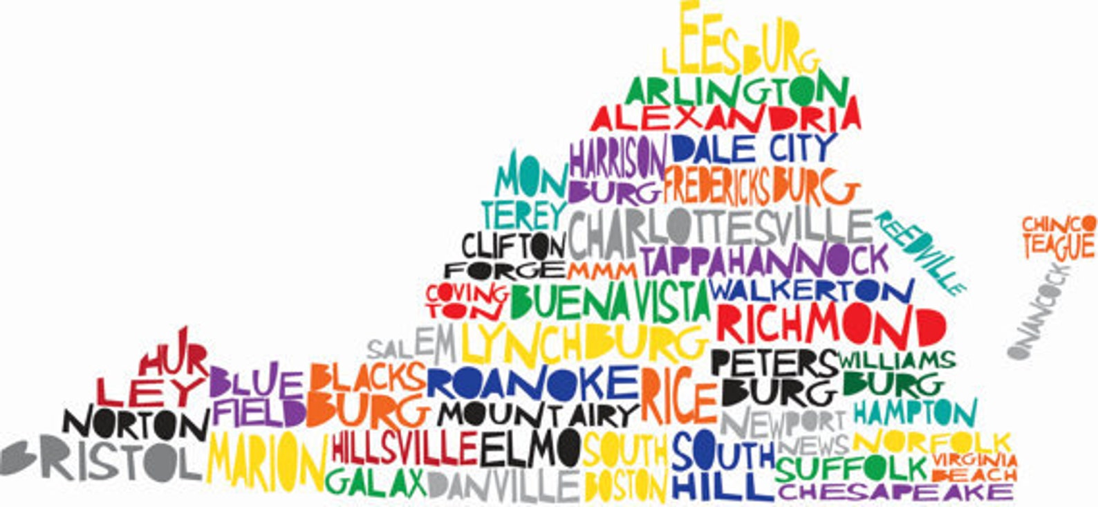 Virginia Word Art Hooded Sweatshirt- Virginia Shirt- Word Art- Word Art ...