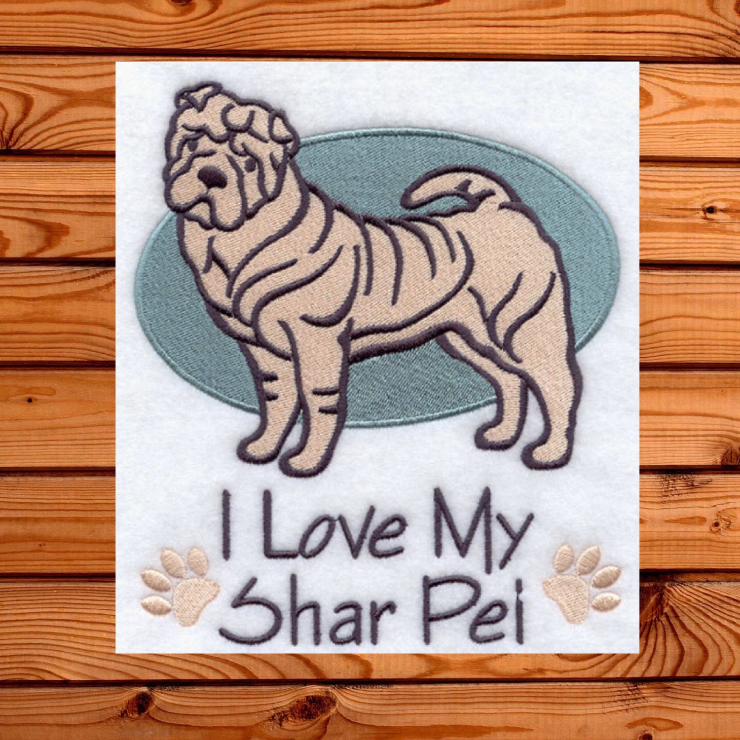 I Love My Shar Pei- I Love My Dog- Shar Pei Gift- Dog Gift- Gift for ...