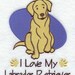 I Love My Labrador Retriever I Love Labrador Retrievers Custom Towel ...