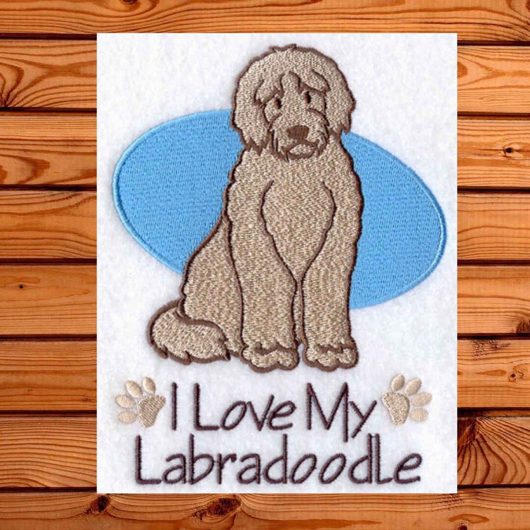 I Love My Labradoodle- I Love My Dog- Labradoodle Gift- Custom Dog Gift ...