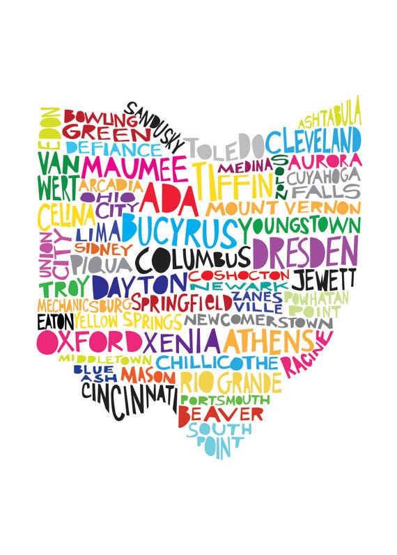 Ohio Shirt Word Art I Love Ohio Ohio Home Ohio Gift Ohio | Etsy