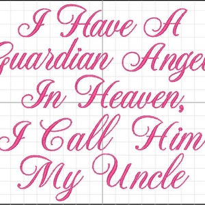 I Have a Guardian Angel in Heaven I Call Him My Uncle- Baby Blanket ...