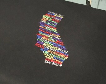 California Word Art - Etsy