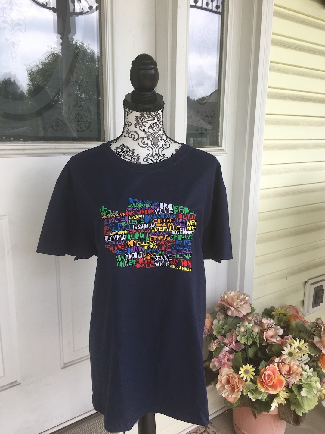 Washington Word Art Shirt- Washington Shirt- I Love Washington ...