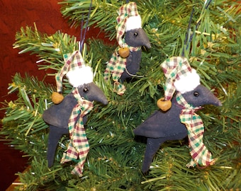 Christmas Crow Scarf - Etsy