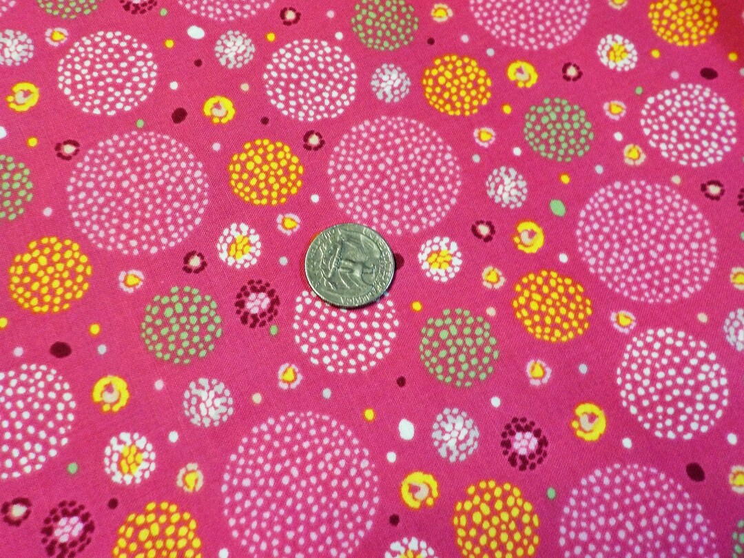 Acolchado tesoros, Merlena, colorido, brillante, rosa caliente ...