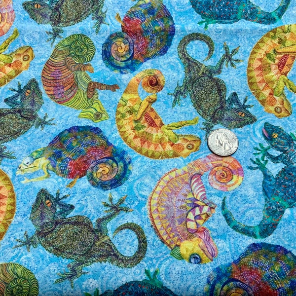 Colorful Chameleon - Etsy