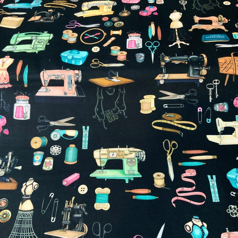 Sewing Theme Fabric - Etsy