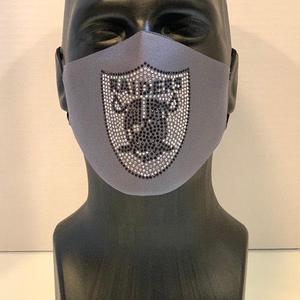 Raiders Face Mask - Etsy