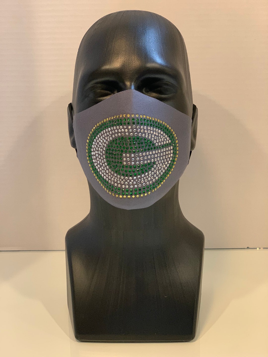 Green Bay Packers Face Mask, Green Bay Face Mask, Packers Face Mask ...