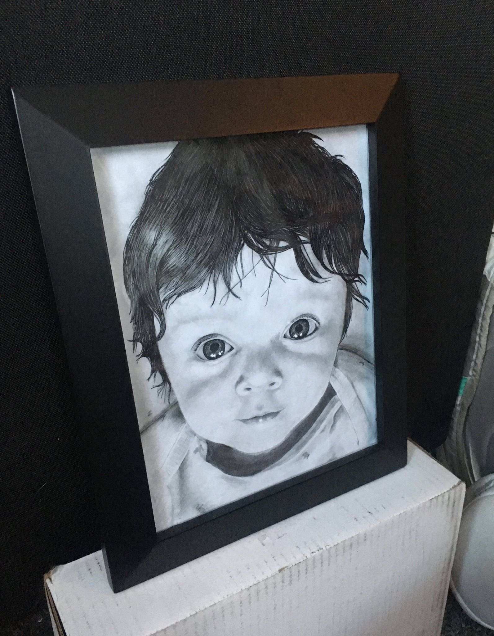 Custom Pencil Human Portraits - Etsy