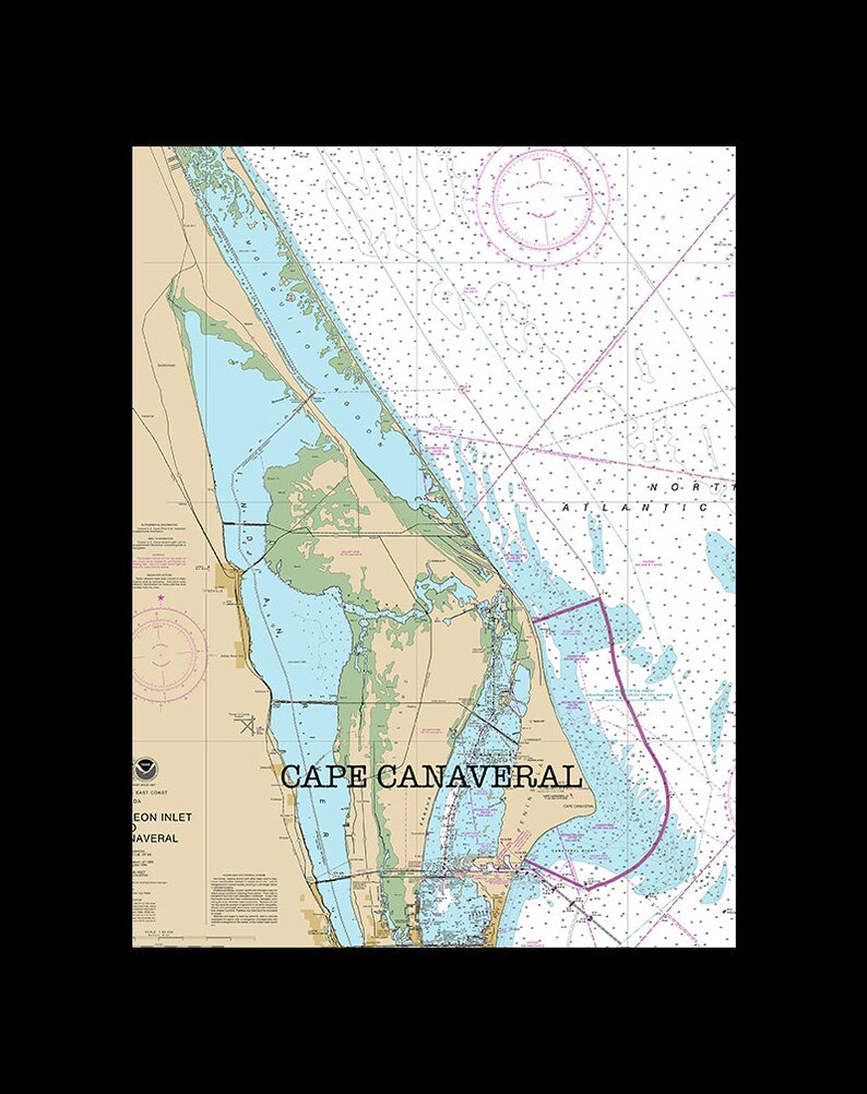 Sebastian Inlet, Map of Florida, Round or Square Coasters, Fisherman ...