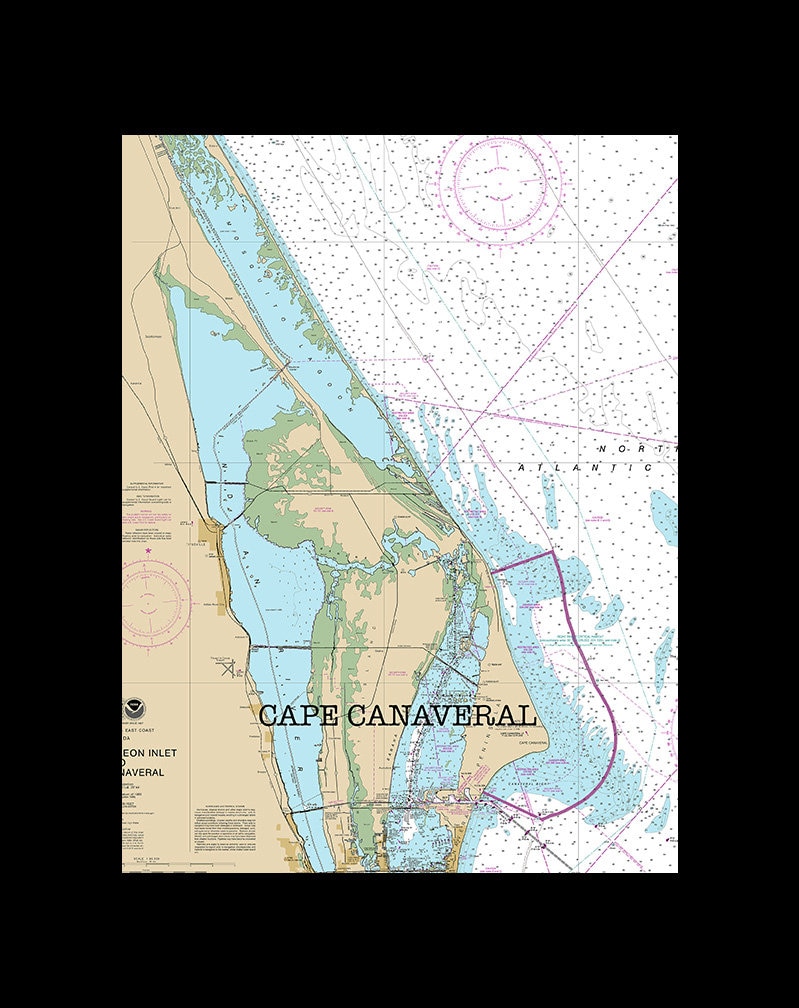 Sebastian Inlet, Map of Florida, Round or Square Coasters, Fisherman ...