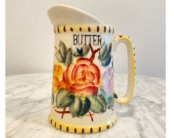 Floral Pitcher - Etsy